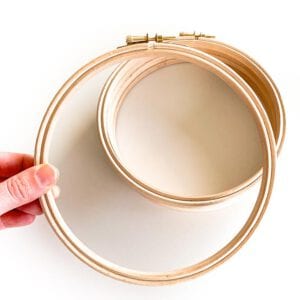 7 inch embroidery hoop | 18 cm embroidery hoop | by Studio Koekoek