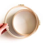8 inch embroidery hoop | 20 cm embroidery hoop | by Studio Koekoek