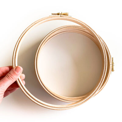 8 inch embroidery hoop | 20 cm embroidery hoop | by Studio Koekoek