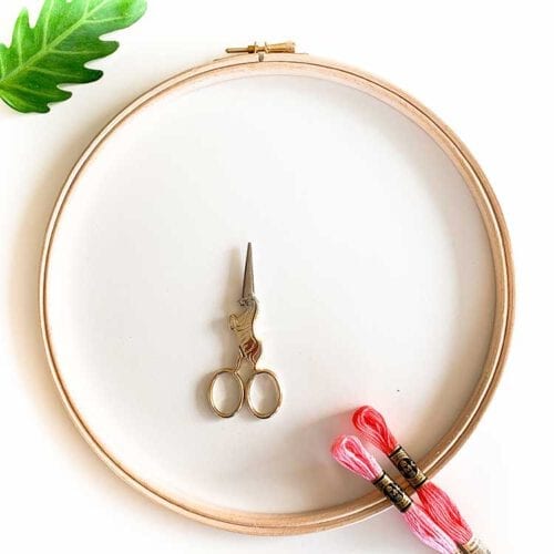 10 inch wooden embroidery hoop | 25cm hoop | Studio Koekoek