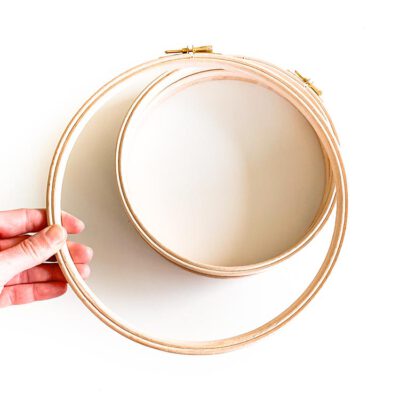 10 alternative ideas for using embroidery hoops | Studio Koekoek