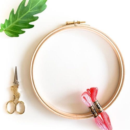 7 inch embroidery hoop | 18 cm embroidery hoop | by Studio Koekoek