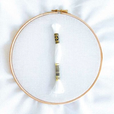 AIDA 14 Count White Cross stitch fabric | by Studio Koekoek