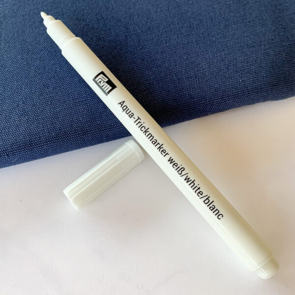 White Prym Aqua-Trickmarker | Water erasable marker for dark fabrics ...