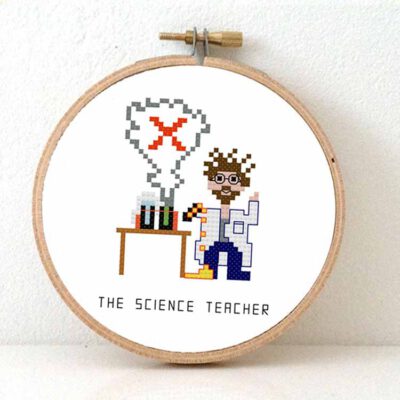 2 x Police officer cross stitch pattern | Studio Koekoek