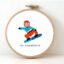 2 x Snowboarder cross stitch pattern | Studio Koekoek