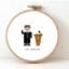 2 x Pastor cross stitch pattern | Studio Koekoek