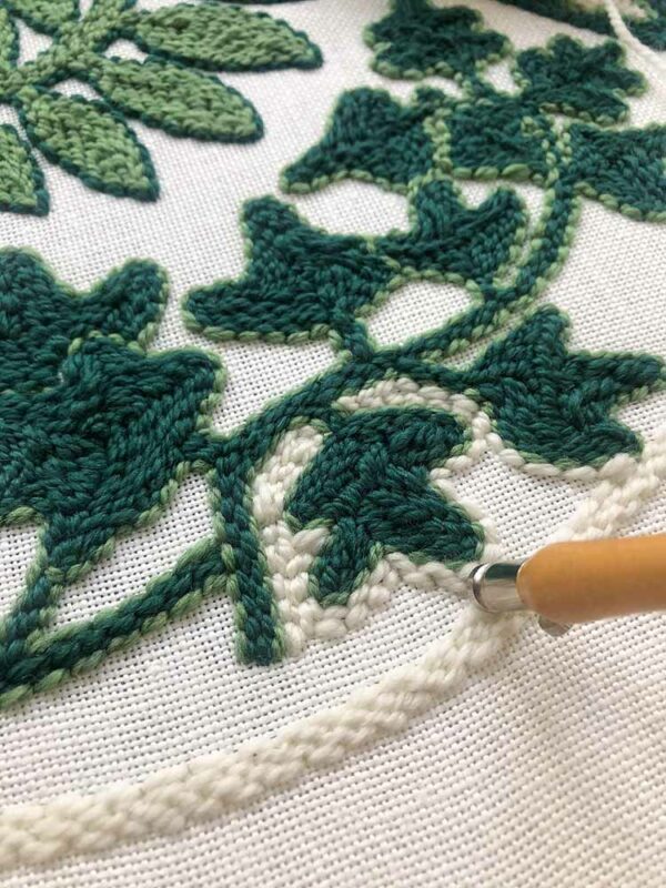 Botanical punch needle cushion kit | Studio Koekoek | sustainable craft ...