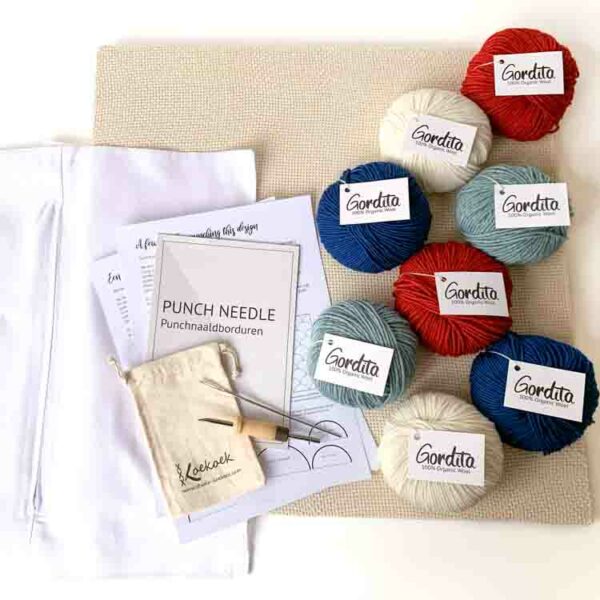 Cushion Punch needle kit - includes adjustable punch needle, pre ...