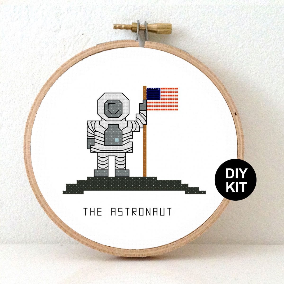 Astronaut Cross stitch Kit | Stitch a Job | Studio Koekoek