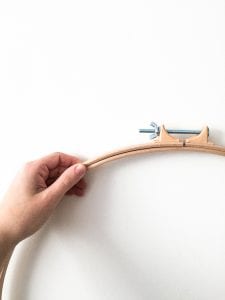 Extra large embroidery hoop 53 cm | Studio Koekoek modern cross stitch