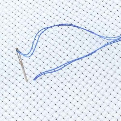 Different ways how to start your cross stitch. How to start cross ...