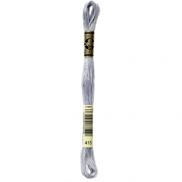 DMC 415 - Embroidery Floss Skein 8m - Studio Koekoek | sustainable ...