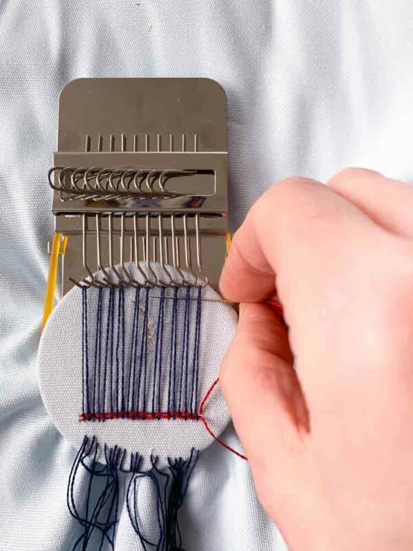 How to use a speedweave loom to mend your clothes - Studio Koekoek ...