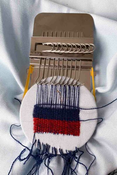 How to use a speedweave loom to mend your clothes - Studio Koekoek ...