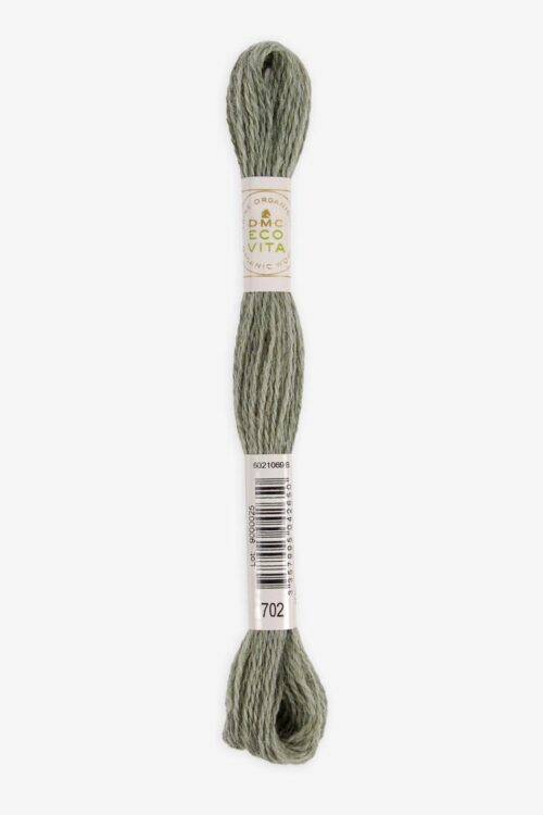 DMC Eco Vita 702 Lichen Woald. Crewel embroidery thread. 16 meter skein ...