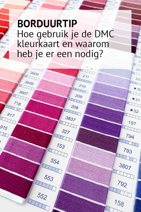 Hoe je een DMC borduurgaren kleurenkaart gebruikt en waarom je er een ...