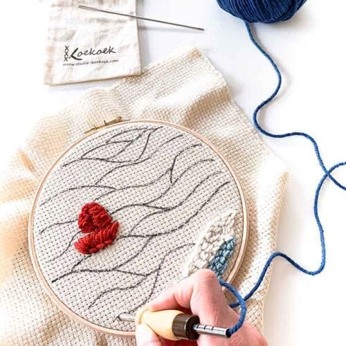 Adjustable Punch Needle for chunky yarn | Studio Koekoek