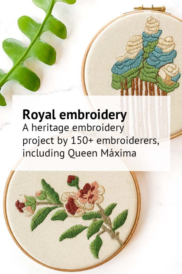 Royal embroidery - free hand embroidery kits in collaboration with the ...