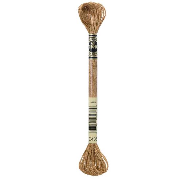 DMC Light Effects Floss per Skein of 8m - E436 Metallic Tan - Studio ...