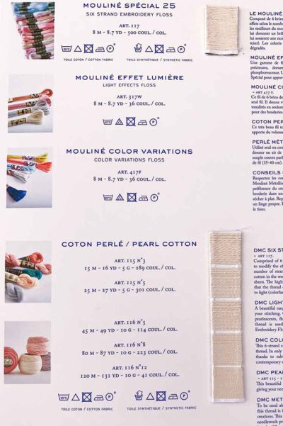 How to use a DMC embroidery floss color card and why you need one ...