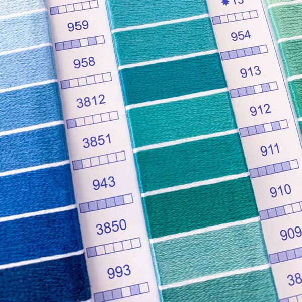 How to use a DMC embroidery floss color card and why you need one ...