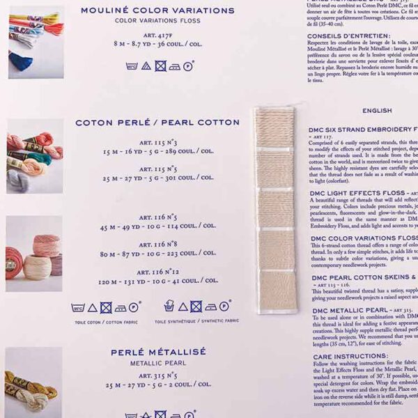 How to use a DMC embroidery floss color card and why you need one ...