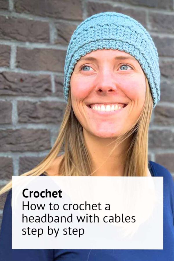 How to crochet a headband step by step - Studio Koekoek | sustainable ...