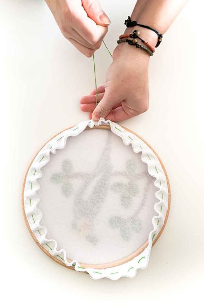 Tutorial How to frame your embroidery work in a hoop | Studio Koekoek