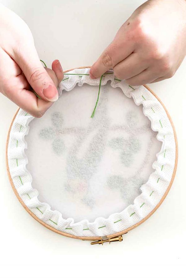 Tutorial How to frame your embroidery work in a hoop | Studio Koekoek
