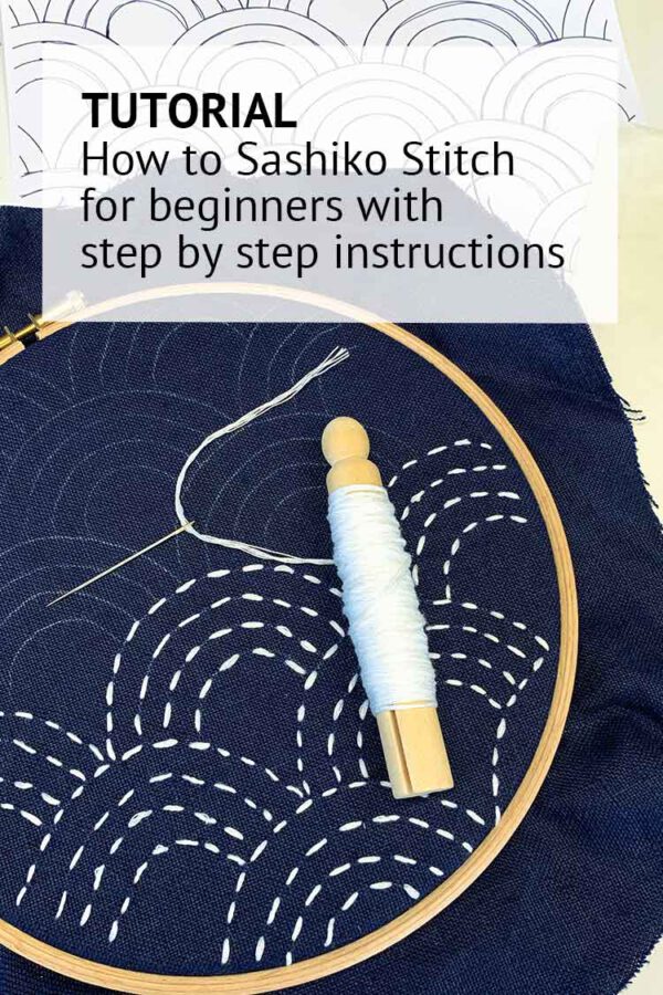 How to Sashiko stitch for beginners | Studio Koekoek
