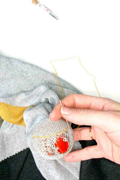 How to darn clothes by hand with a darning mushroom | Darning ...