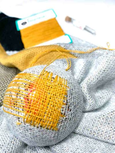 How to darn clothes by hand with a darning mushroom | Darning ...