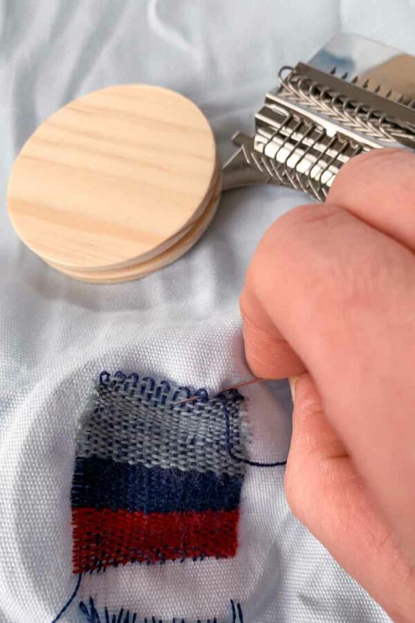 How to use a speedweave loom to mend your clothes - Studio Koekoek ...