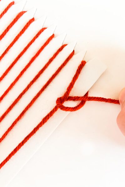 How to use a cardboard weaving loom - Studio Koekoek | sustainable ...