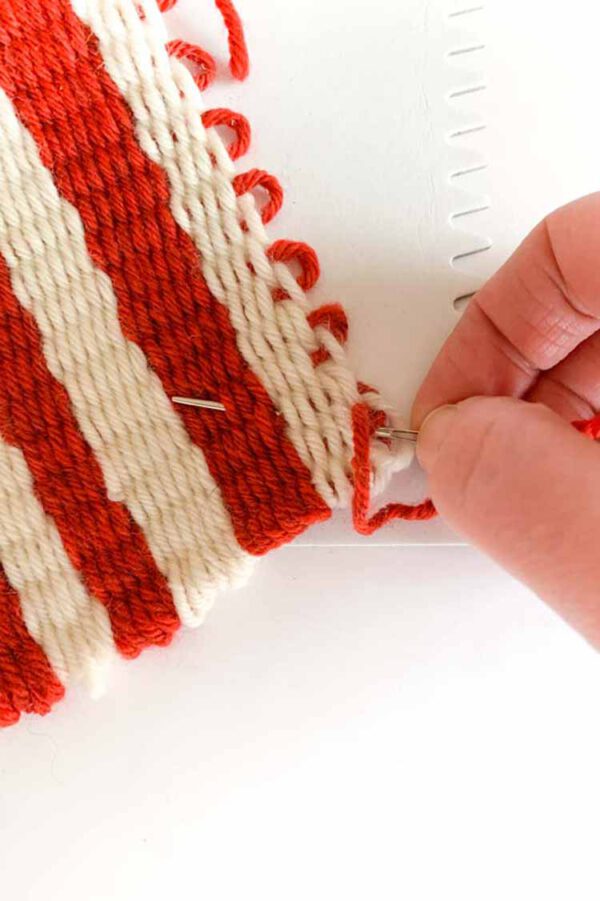 How to use a cardboard weaving loom - Studio Koekoek | sustainable ...