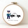 2 x Police officer cross stitch pattern | Studio Koekoek