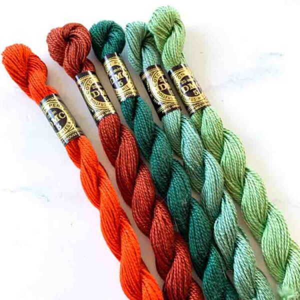 Set 5 x DMC Perle Cotton No.5 – 25 meter skein – set 1105 - Studio ...